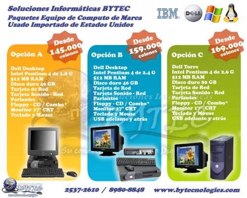 Venta de computadoras en Cartago - Computadoras y Netbooks | 12056