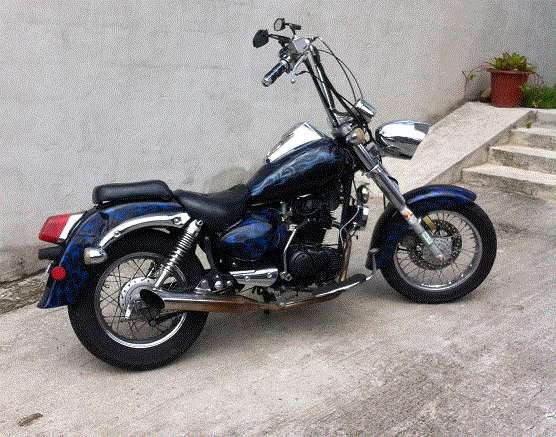 Moto pandillera estilo chopper en San Francisco - Motos | 94799