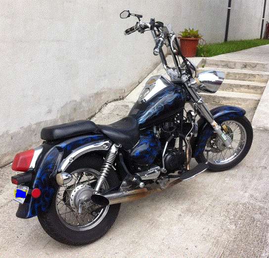 Moto pandillera estilo chopper en San Francisco - Motos | 94799